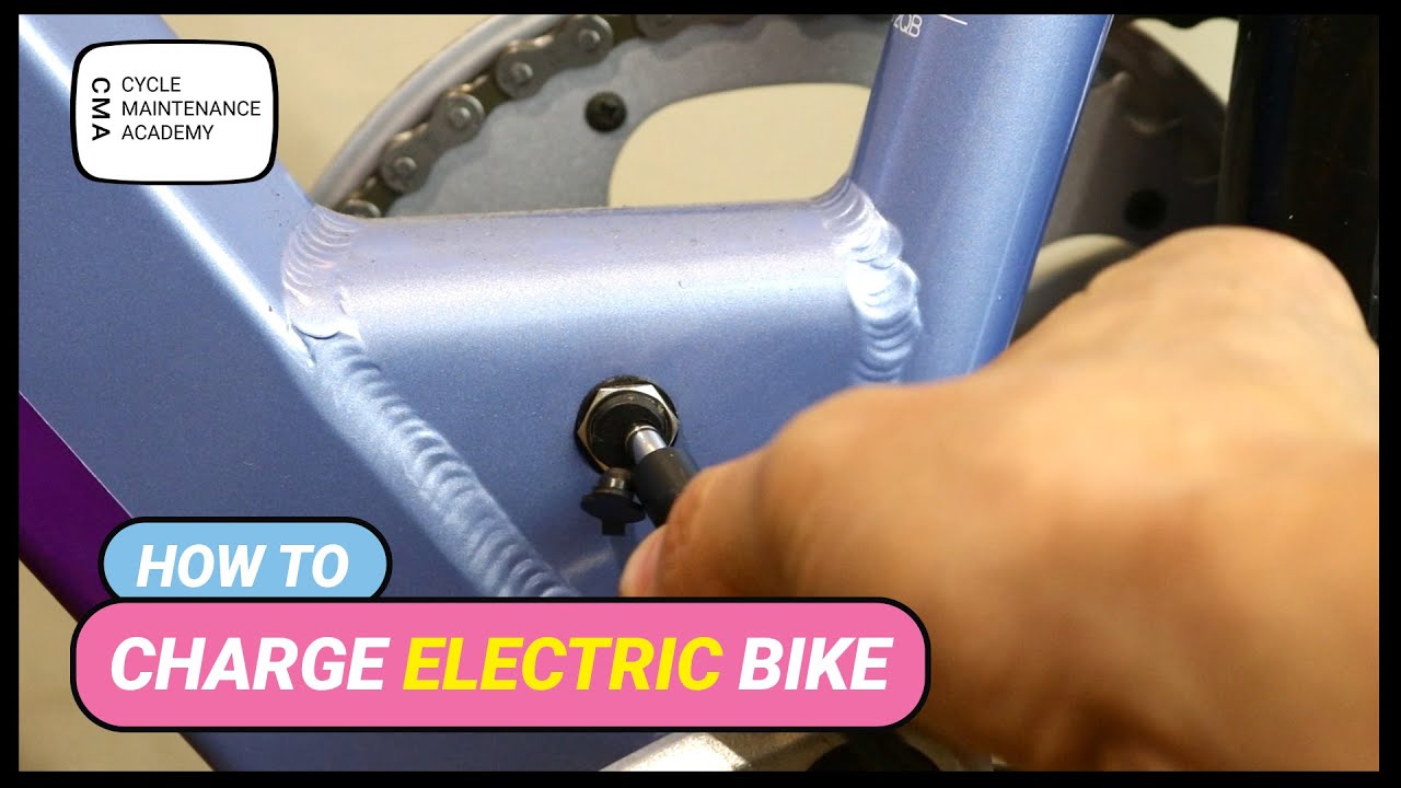 How to charge electric bike - Cycle Maintenance Academy